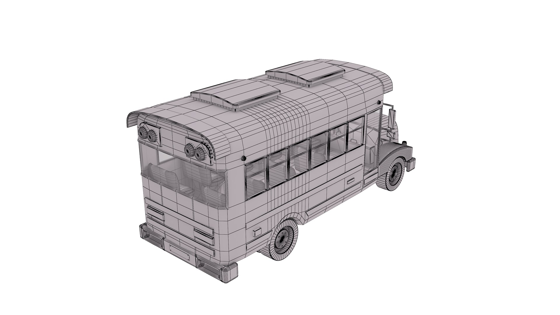 School Bus 3D Model - TurboSquid 2165690