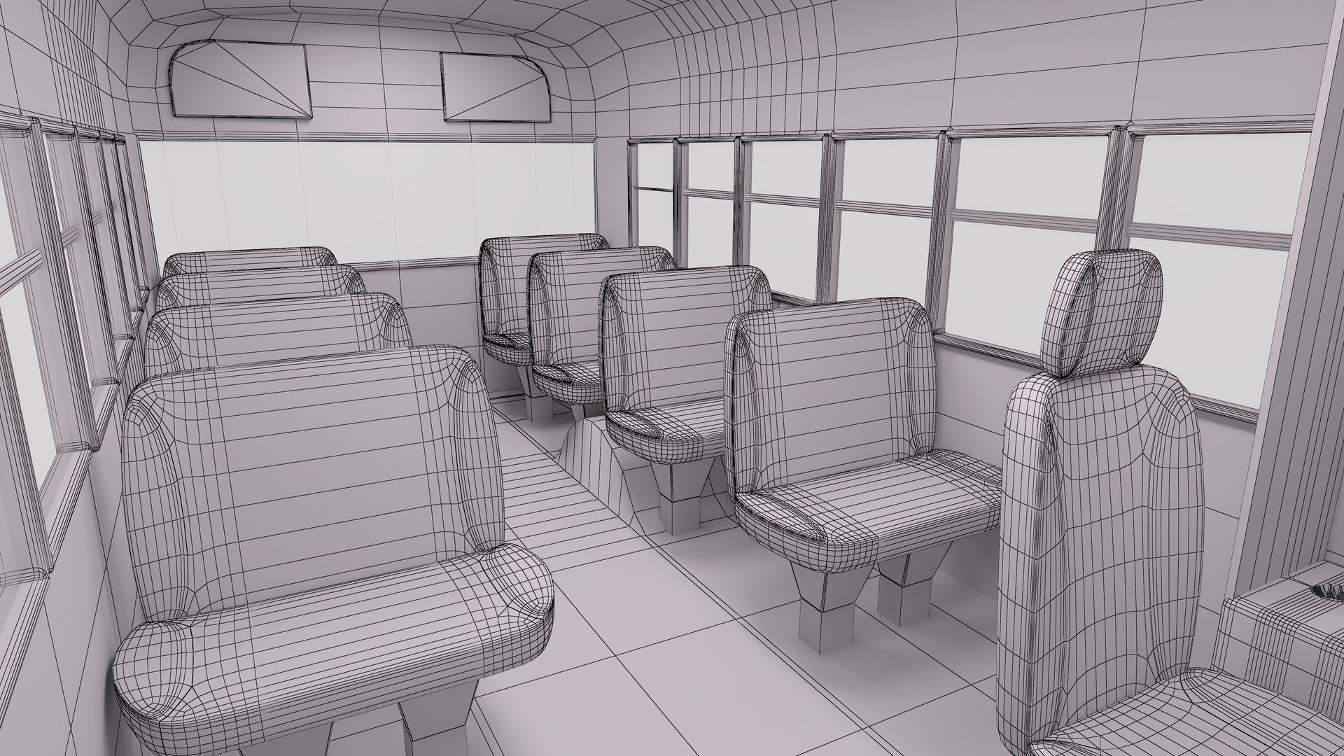 School Bus 3D Model - TurboSquid 2165690