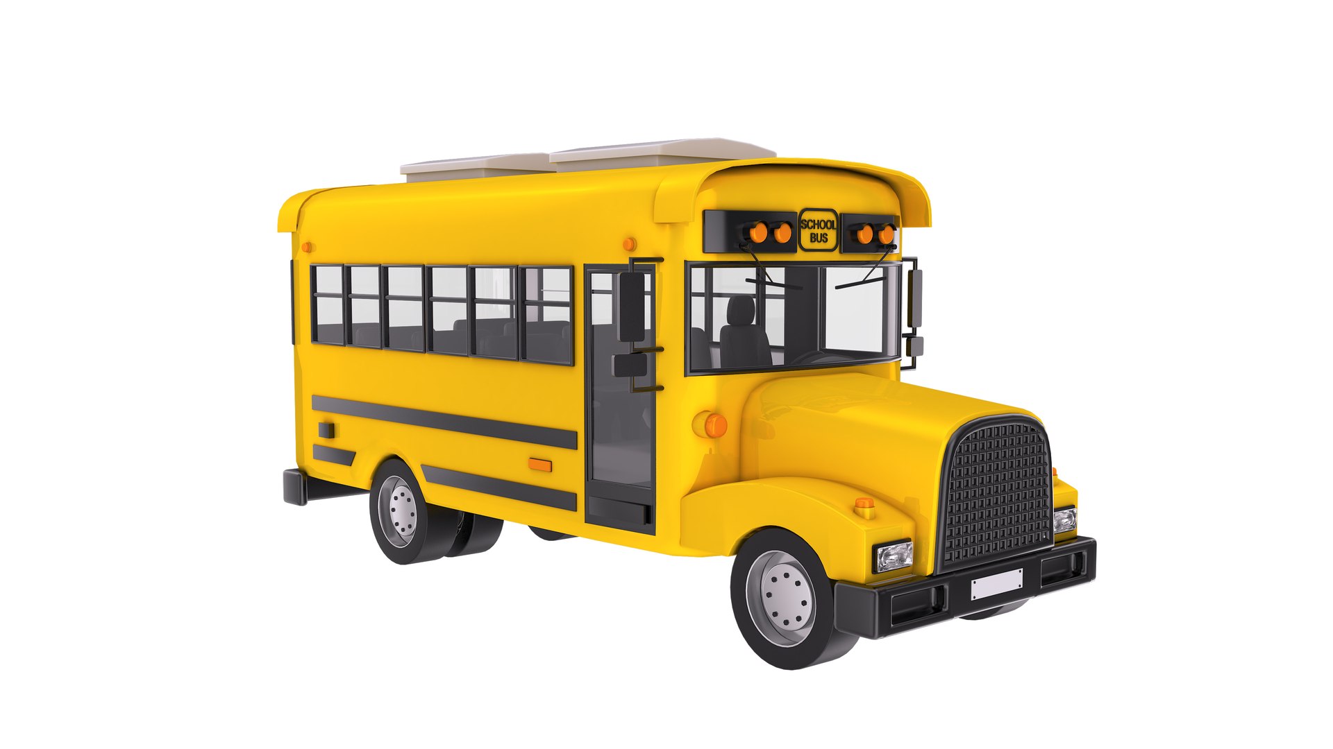 School Bus 3D Model - TurboSquid 2165690