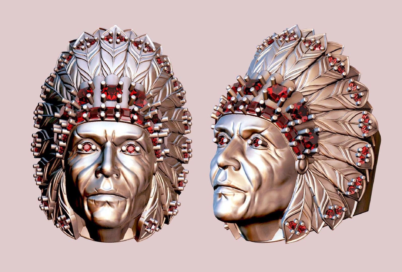 3D Native Indian Ring - TurboSquid 2104559