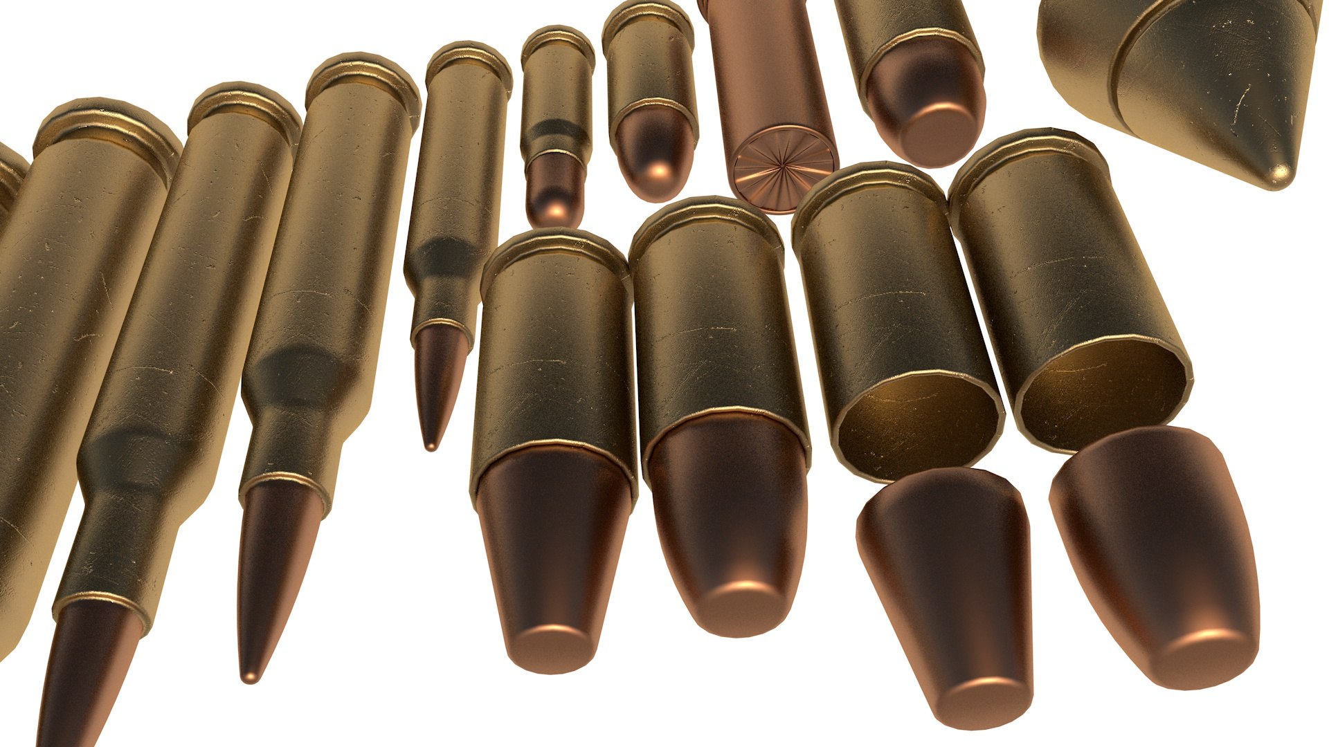 3D Bullets Collection - TurboSquid 2005336