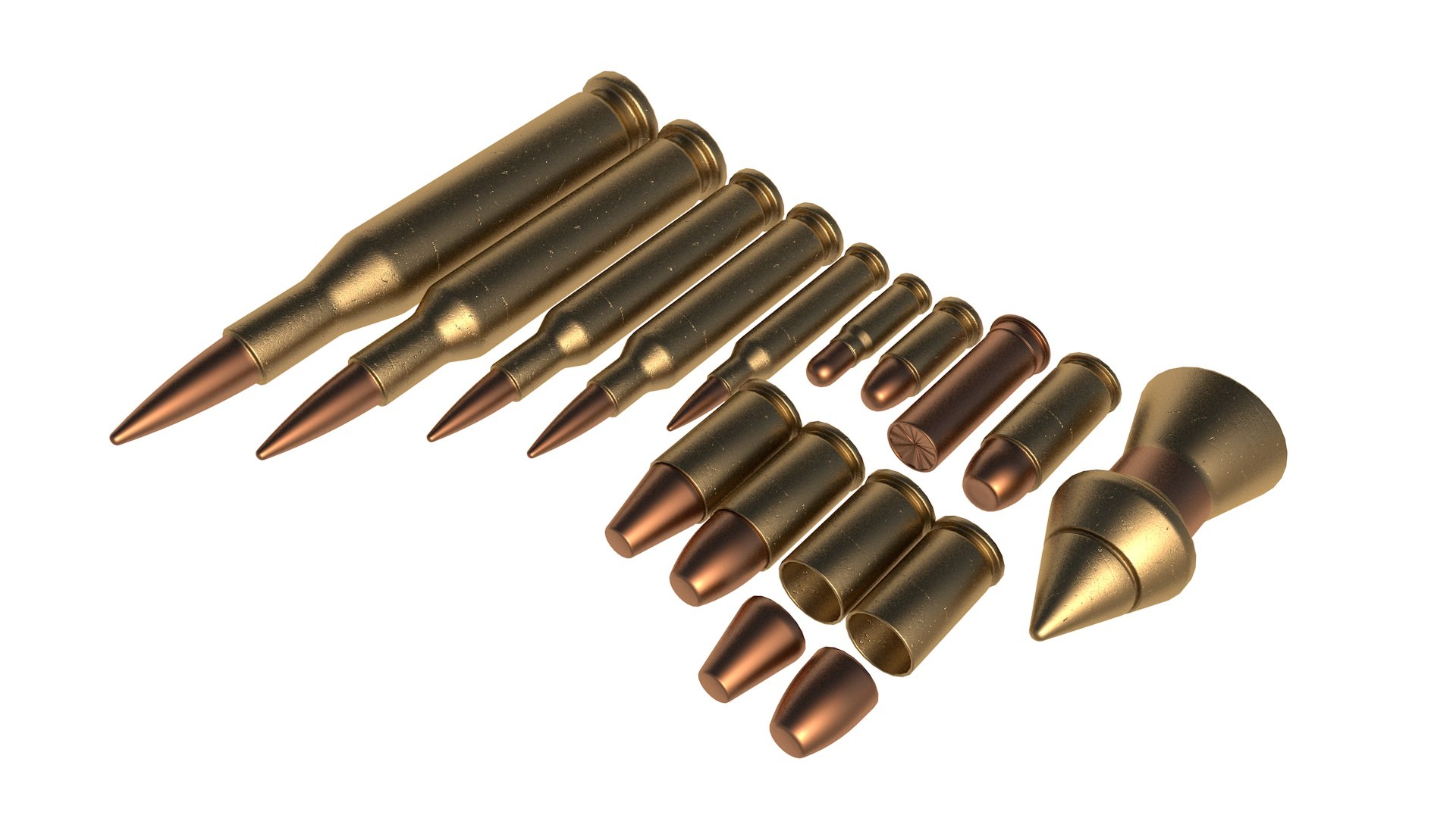 3D Bullets Collection - TurboSquid 2005336