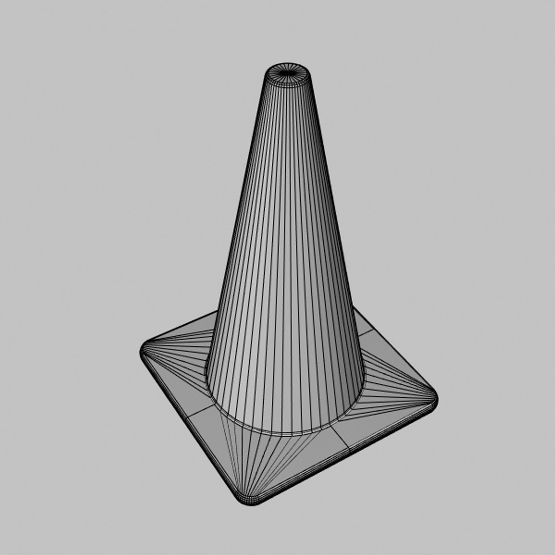 traffic cone 3d model