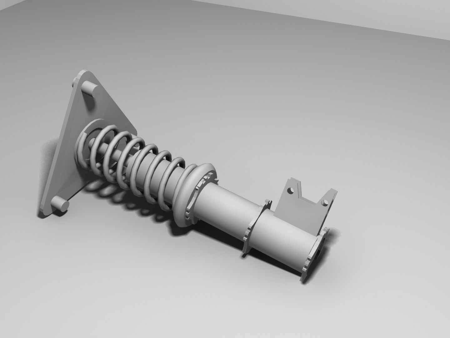 Free Coilover Suspension 3d Model
