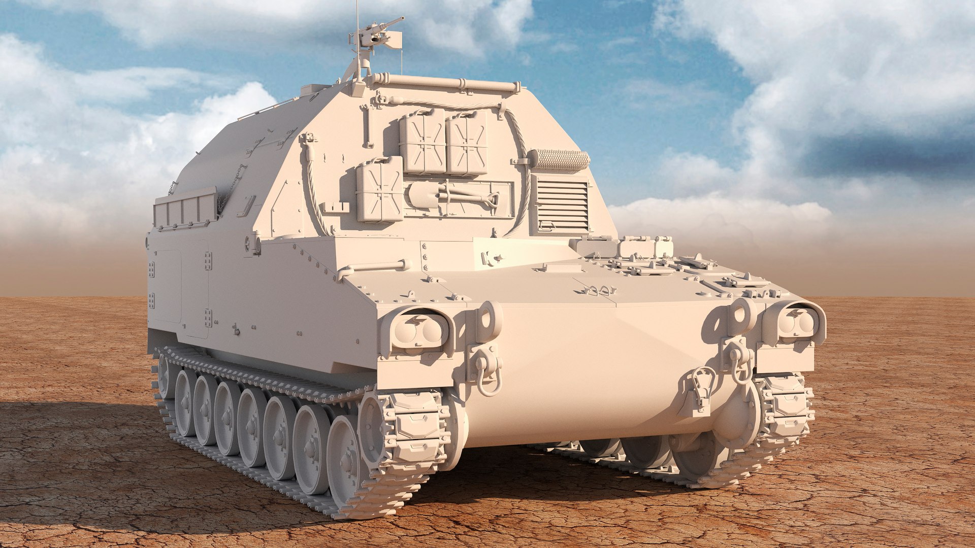 3D M992 Field Artillery Ammunition Support Vehicle UVW Only - TurboSquid 2316464