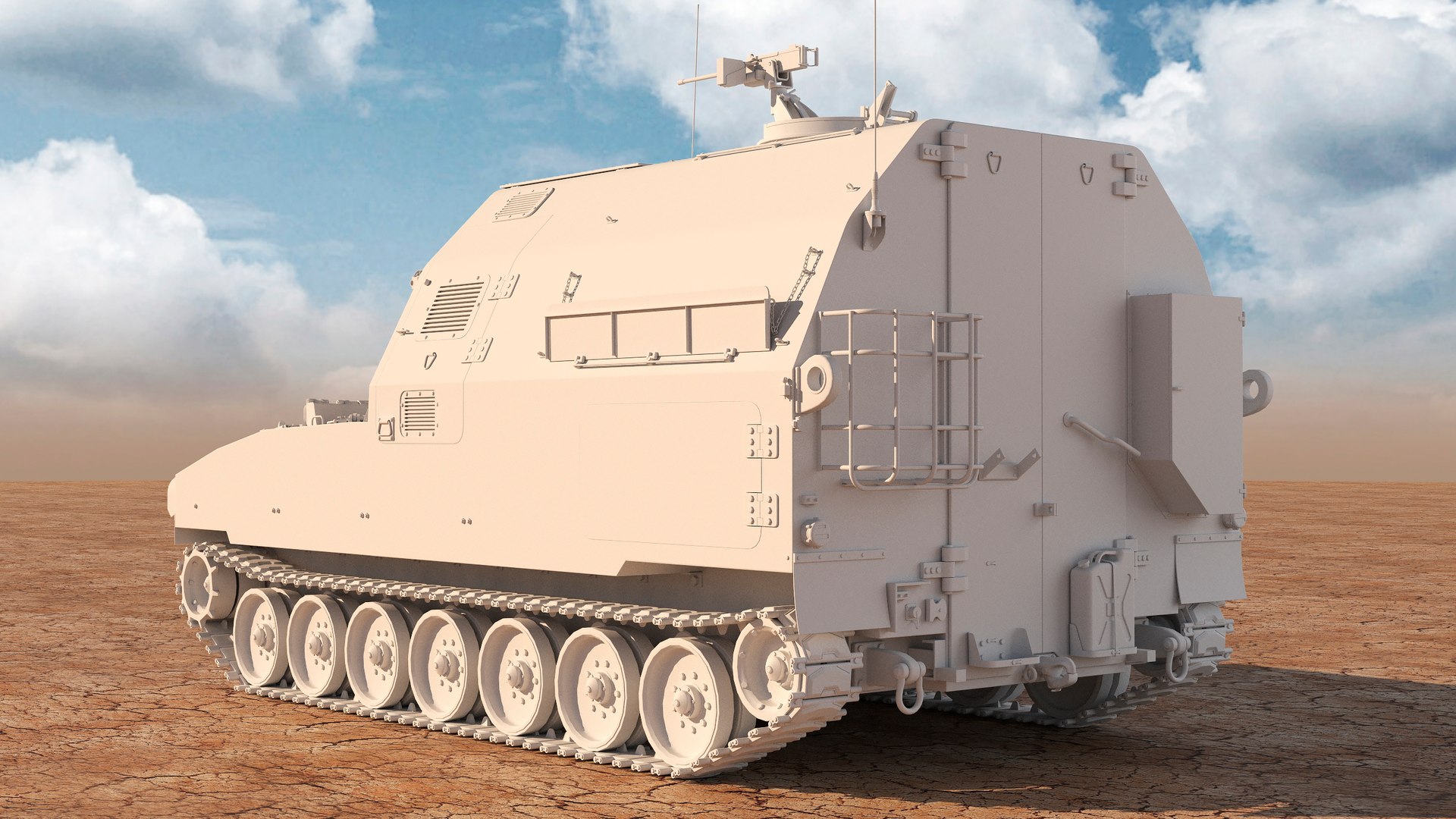 3D M992 Field Artillery Ammunition Support Vehicle UVW Only - TurboSquid 2316464