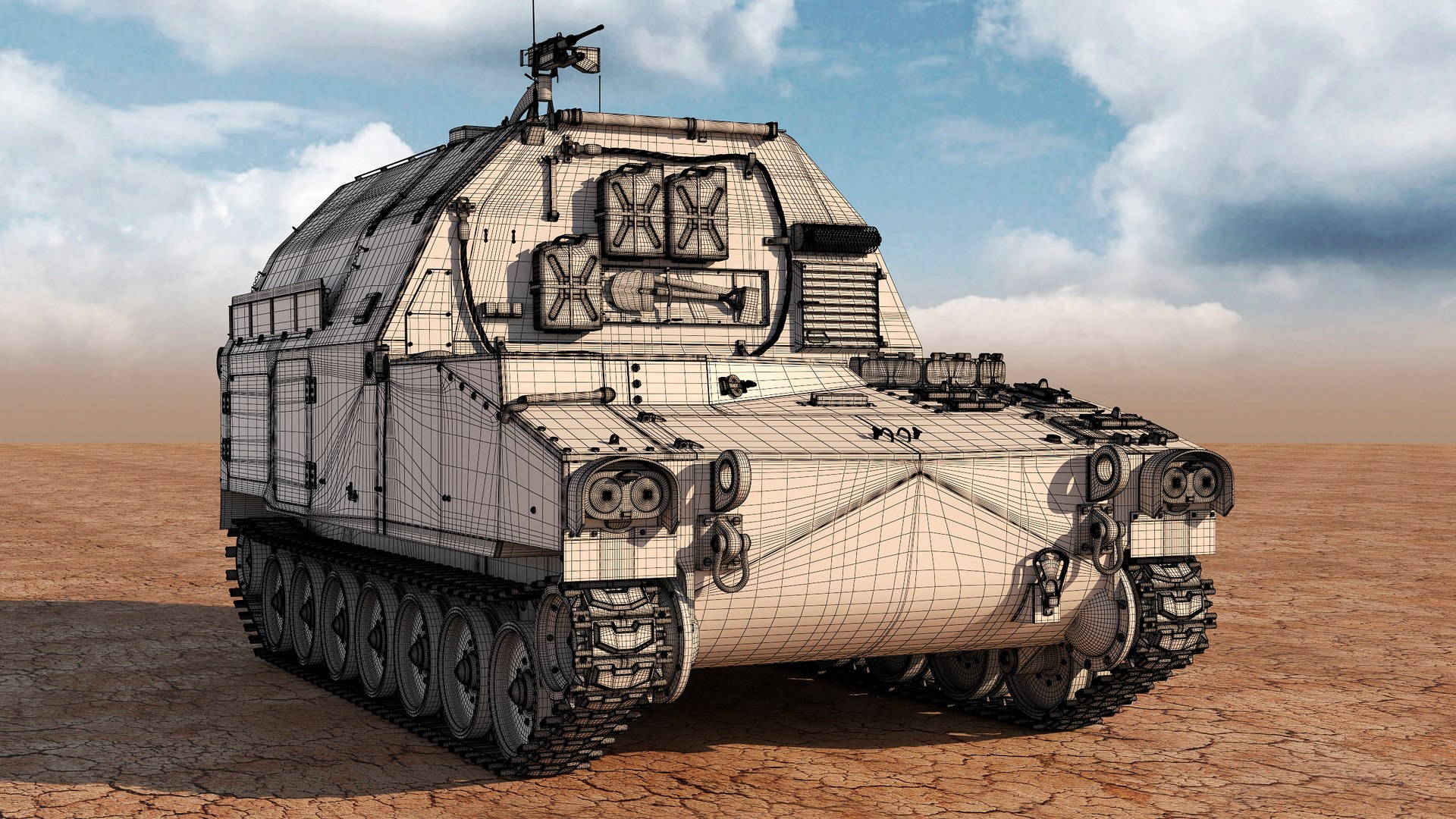 3D M992 Field Artillery Ammunition Support Vehicle UVW Only - TurboSquid 2316464