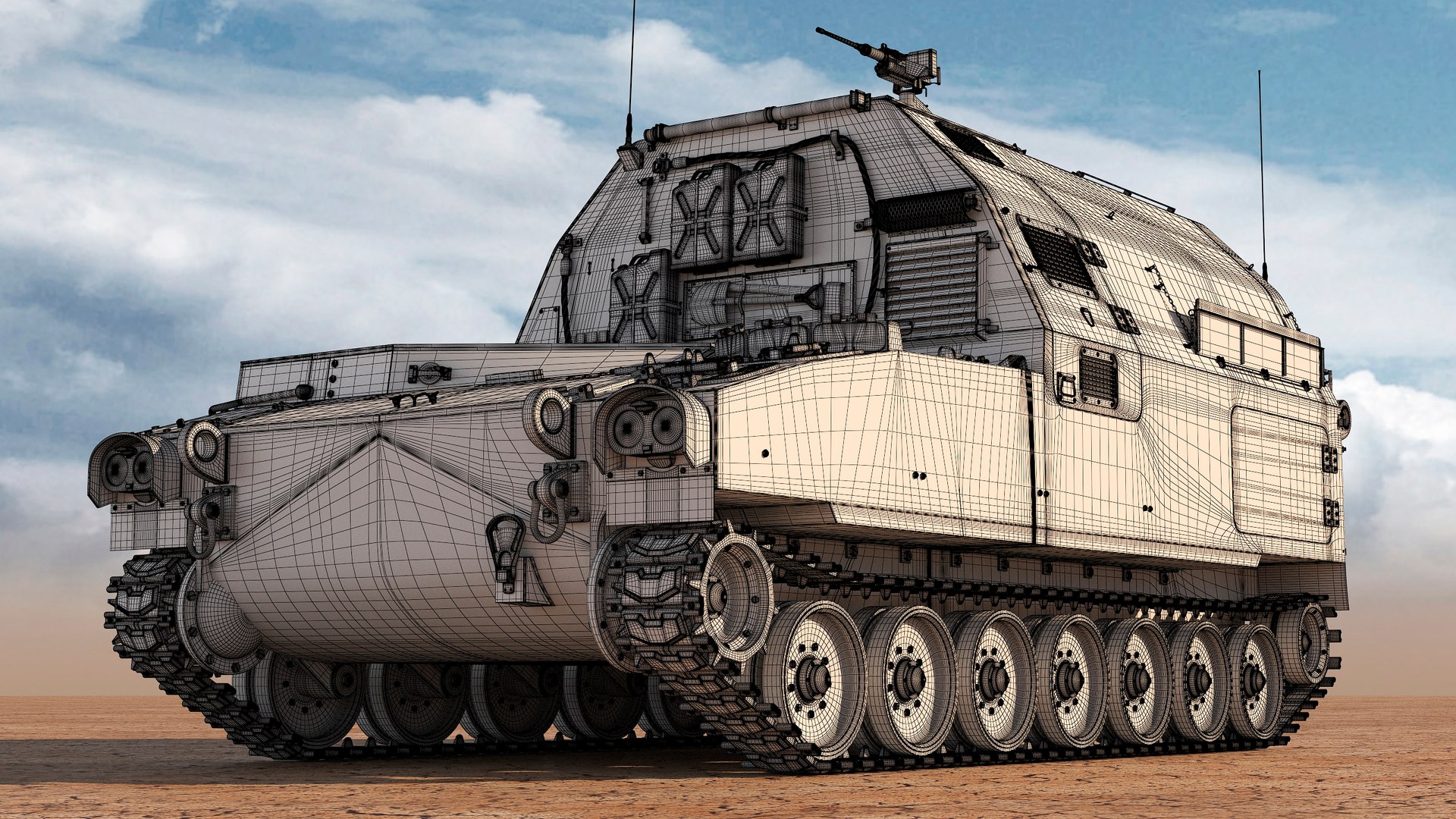 3D M992 Field Artillery Ammunition Support Vehicle UVW Only ...