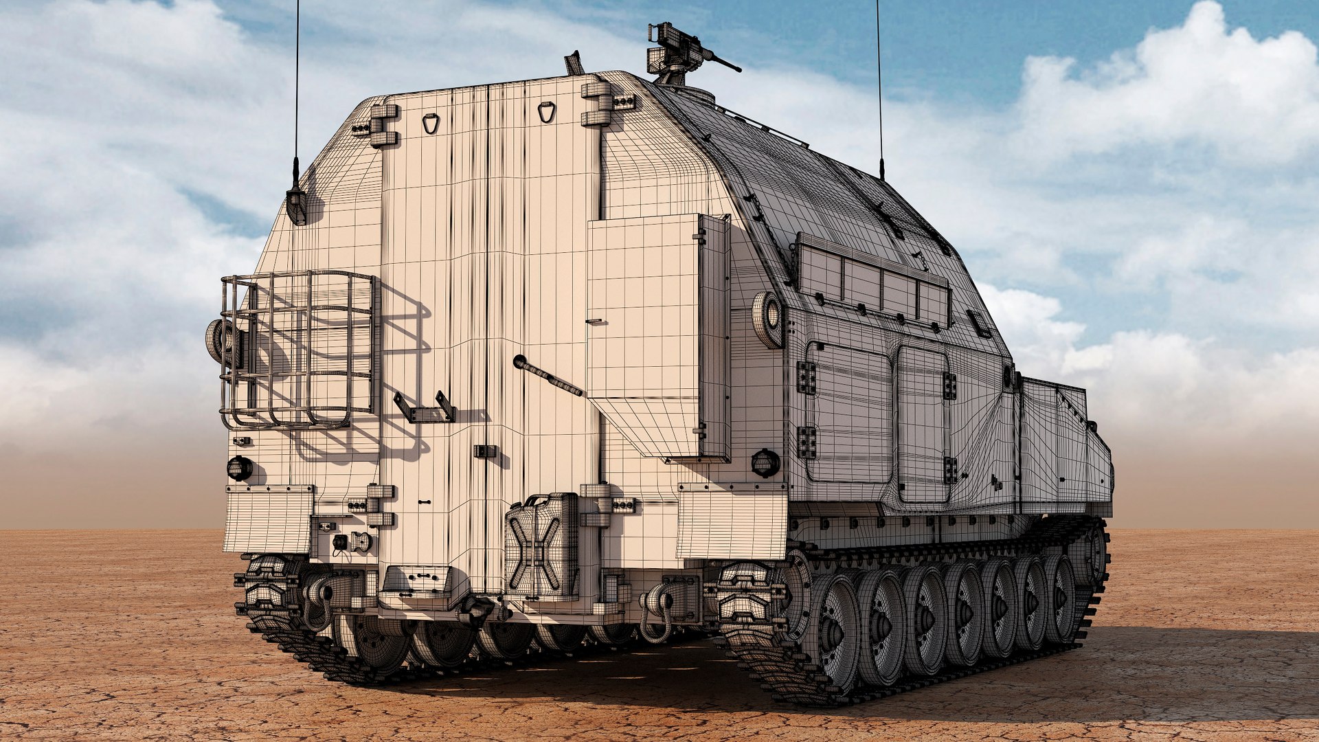 3D M992 Field Artillery Ammunition Support Vehicle UVW Only ...