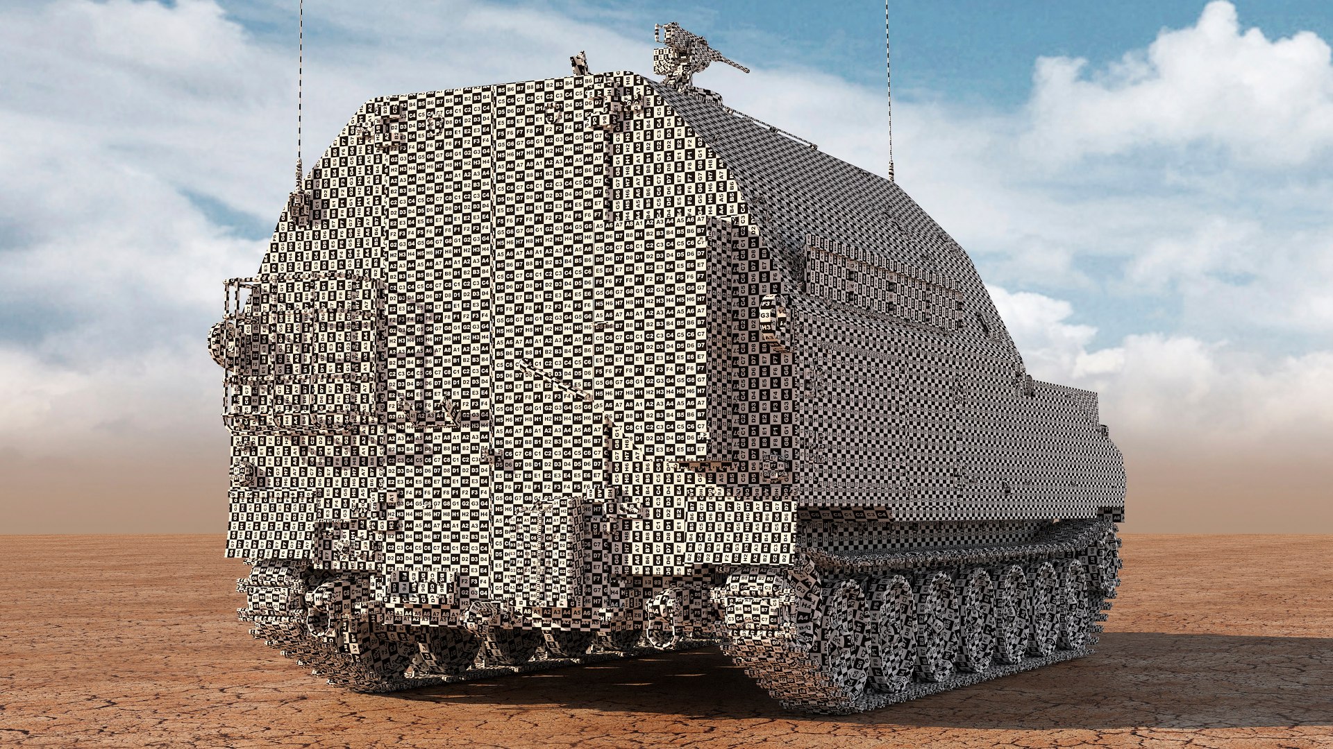 3D M992 Field Artillery Ammunition Support Vehicle UVW Only - TurboSquid 2316464