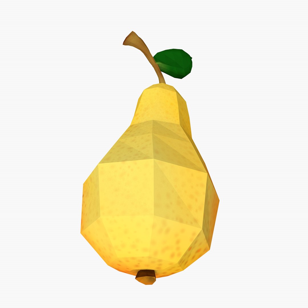 3d Cartoon Pear