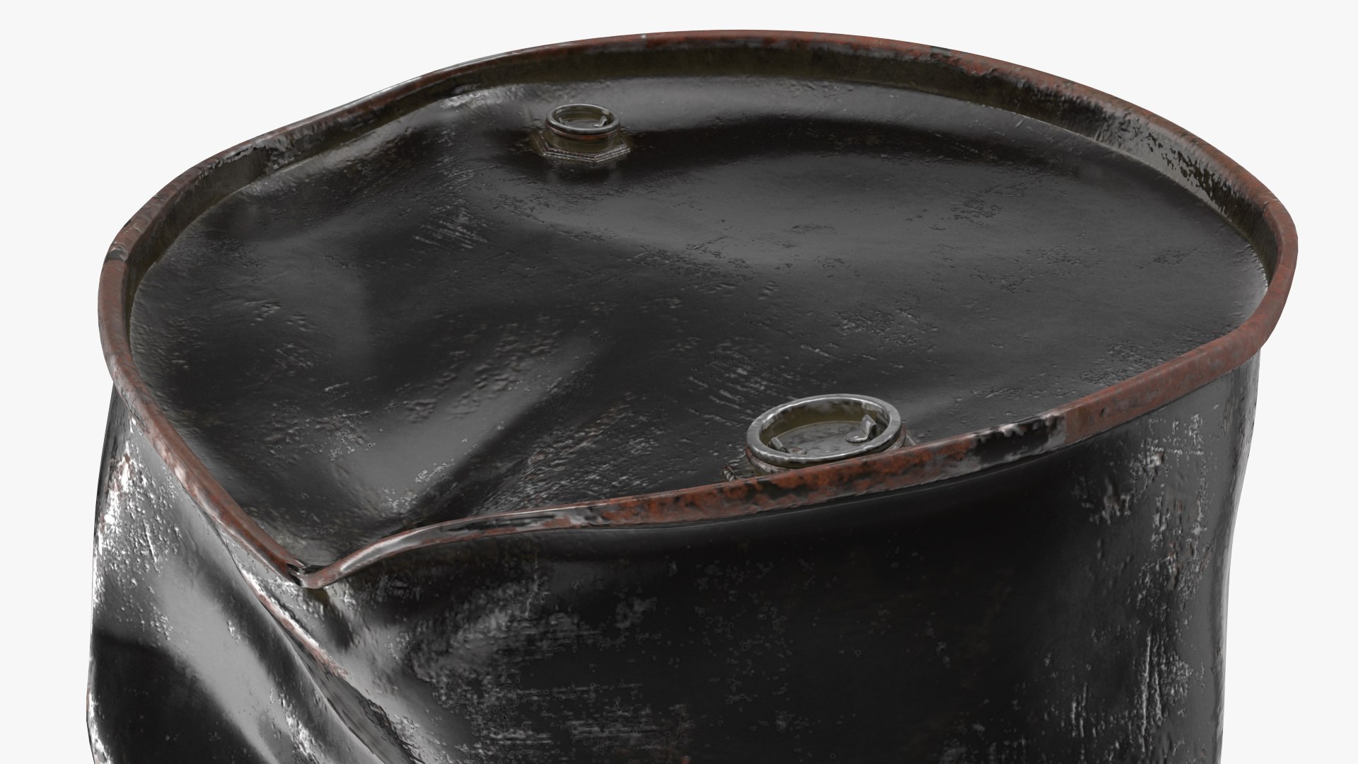 Damaged Chemical Barrel Nfpa 3D Model - TurboSquid 1703099