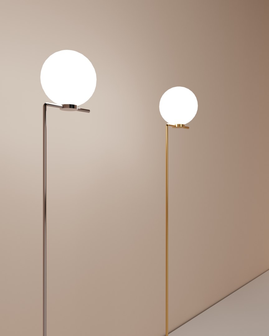 High Tech Lamp Model - TurboSquid 2334561