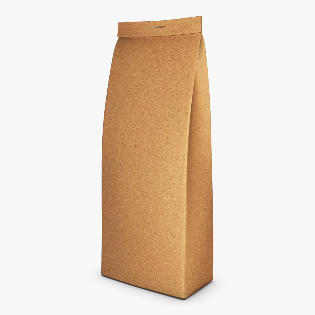 Paper Bag M 1 3D model - TurboSquid 2119775