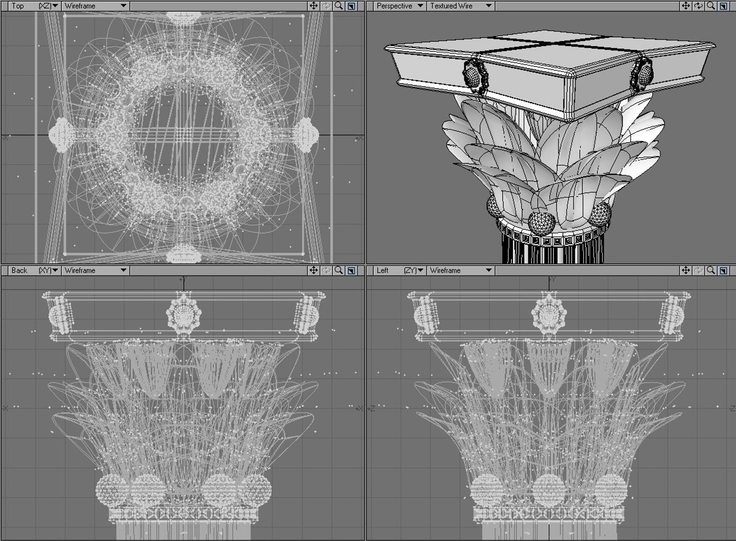 roman column 3d model