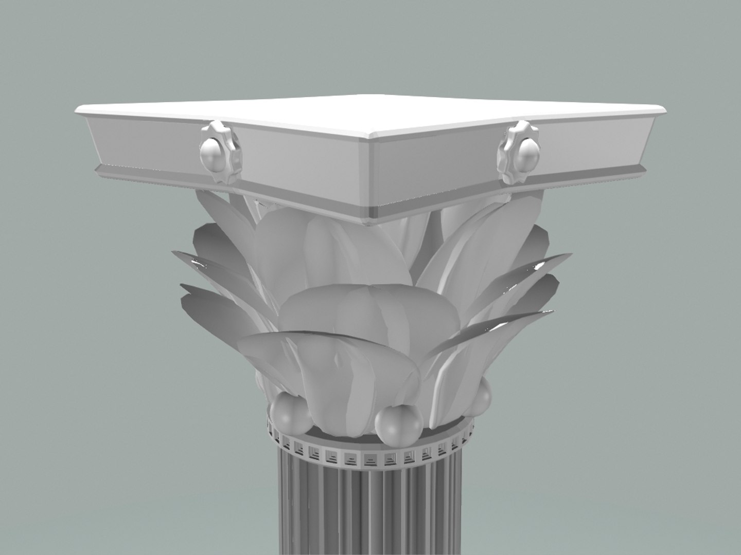 roman column 3d model
