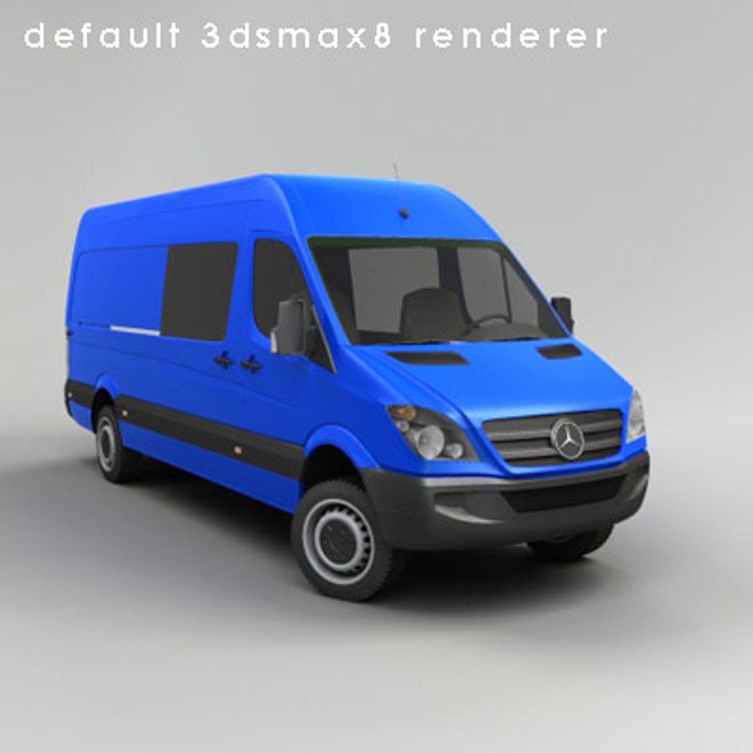 3d car van model