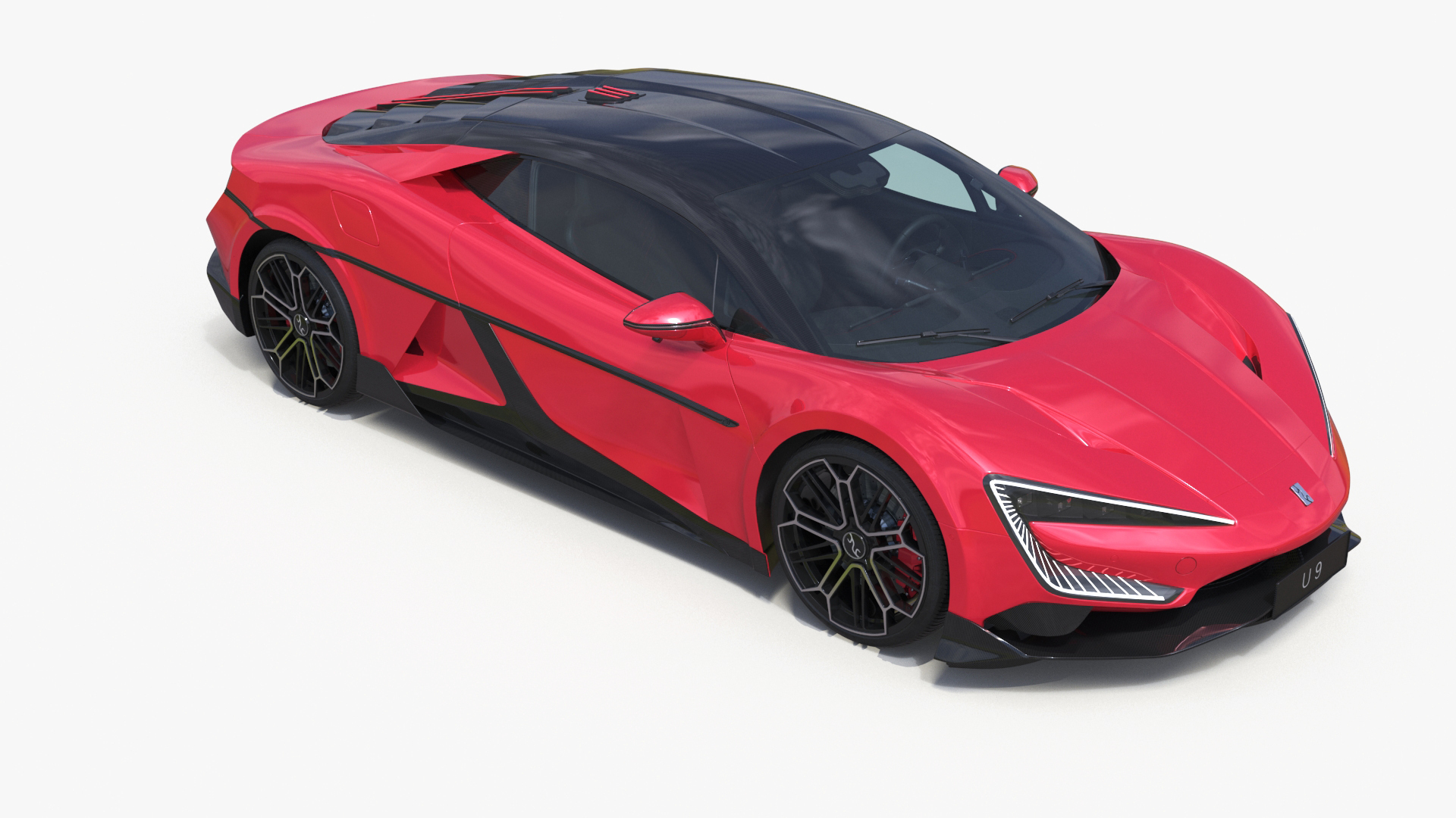 3D Supercar BYD Yangwang U9 Red - TurboSquid 2343107