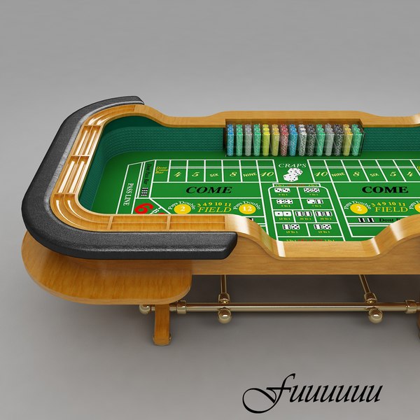 Craps Table 3D Models for Download | TurboSquid