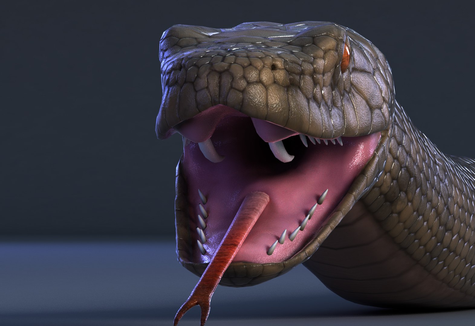 3D Snake Reptile Animal - TurboSquid 1474876