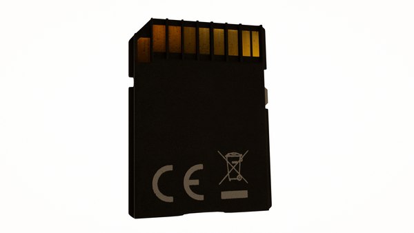 SD Card 64GB 3D model - TurboSquid 1728446
