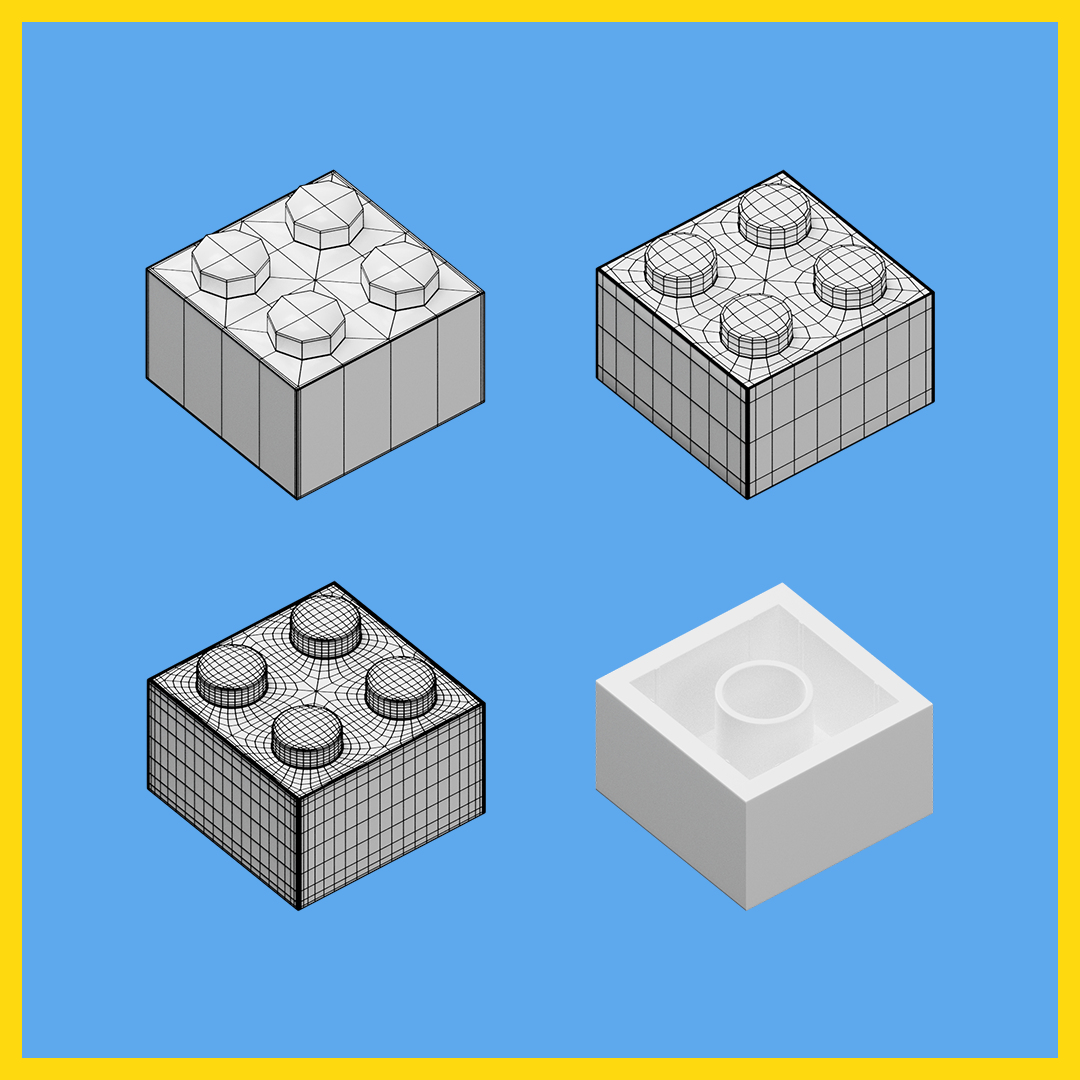 3D lego bricks 35 pieces - TurboSquid 1375716