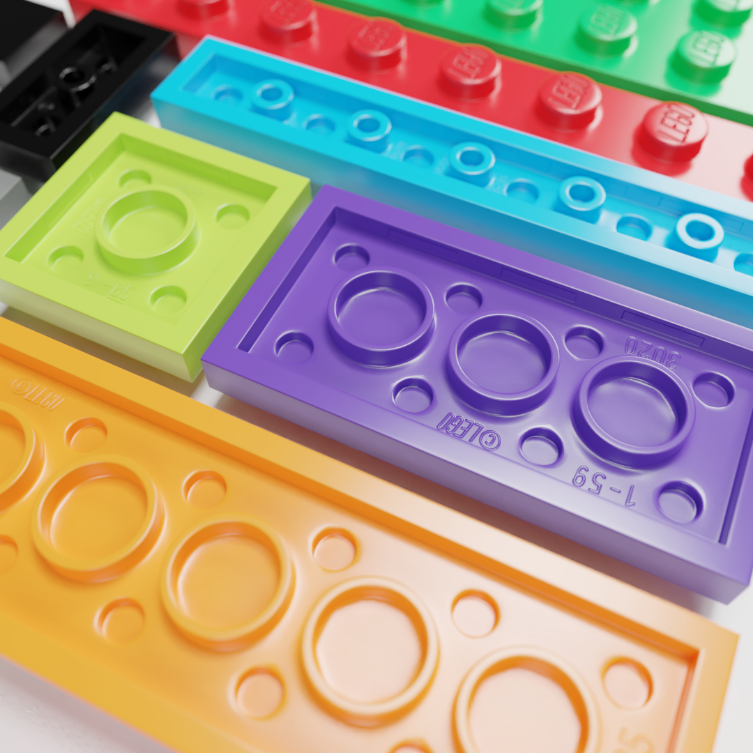 3D lego bricks 35 pieces - TurboSquid 1375716