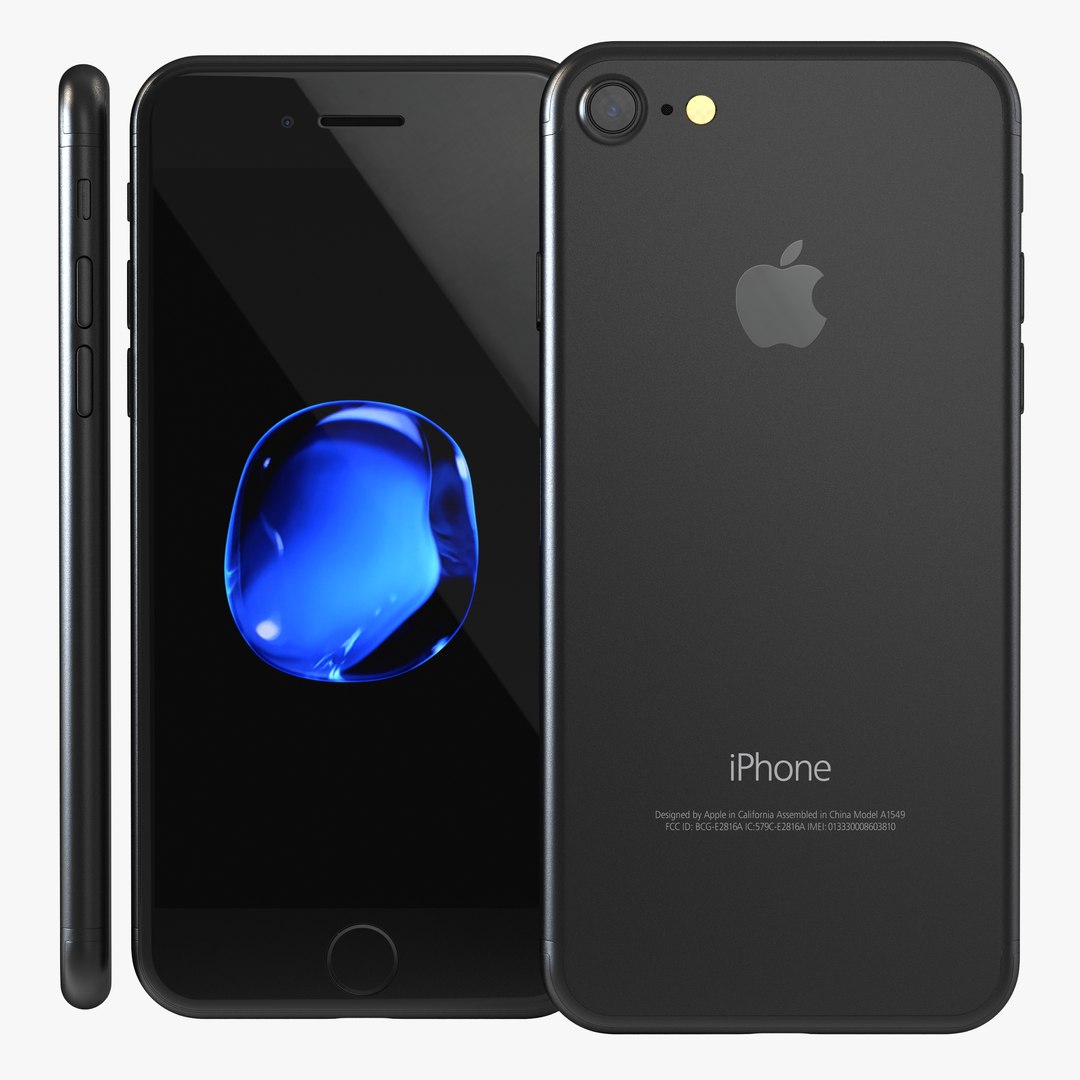 3d Iphone 7 Black