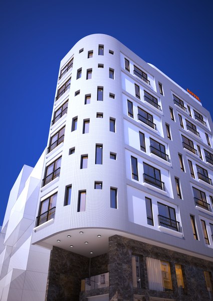 modelo 3d Mini hotel - TurboSquid 958412