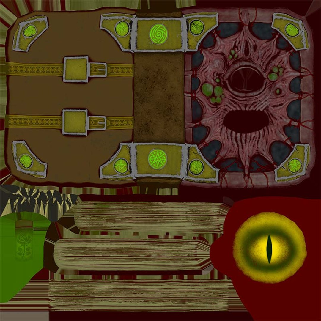 Evil Book 3D Model - TurboSquid 2321830
