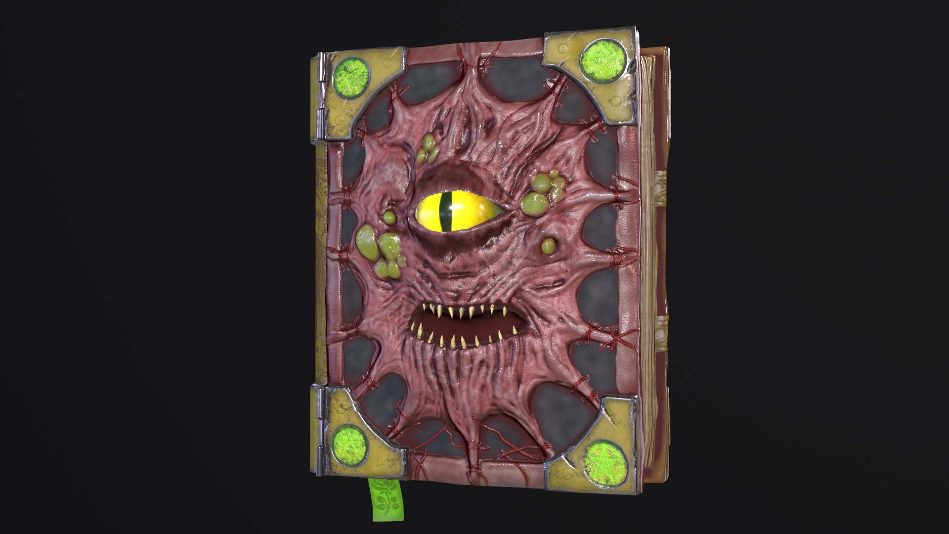 Evil Book 3D Model - TurboSquid 2321830