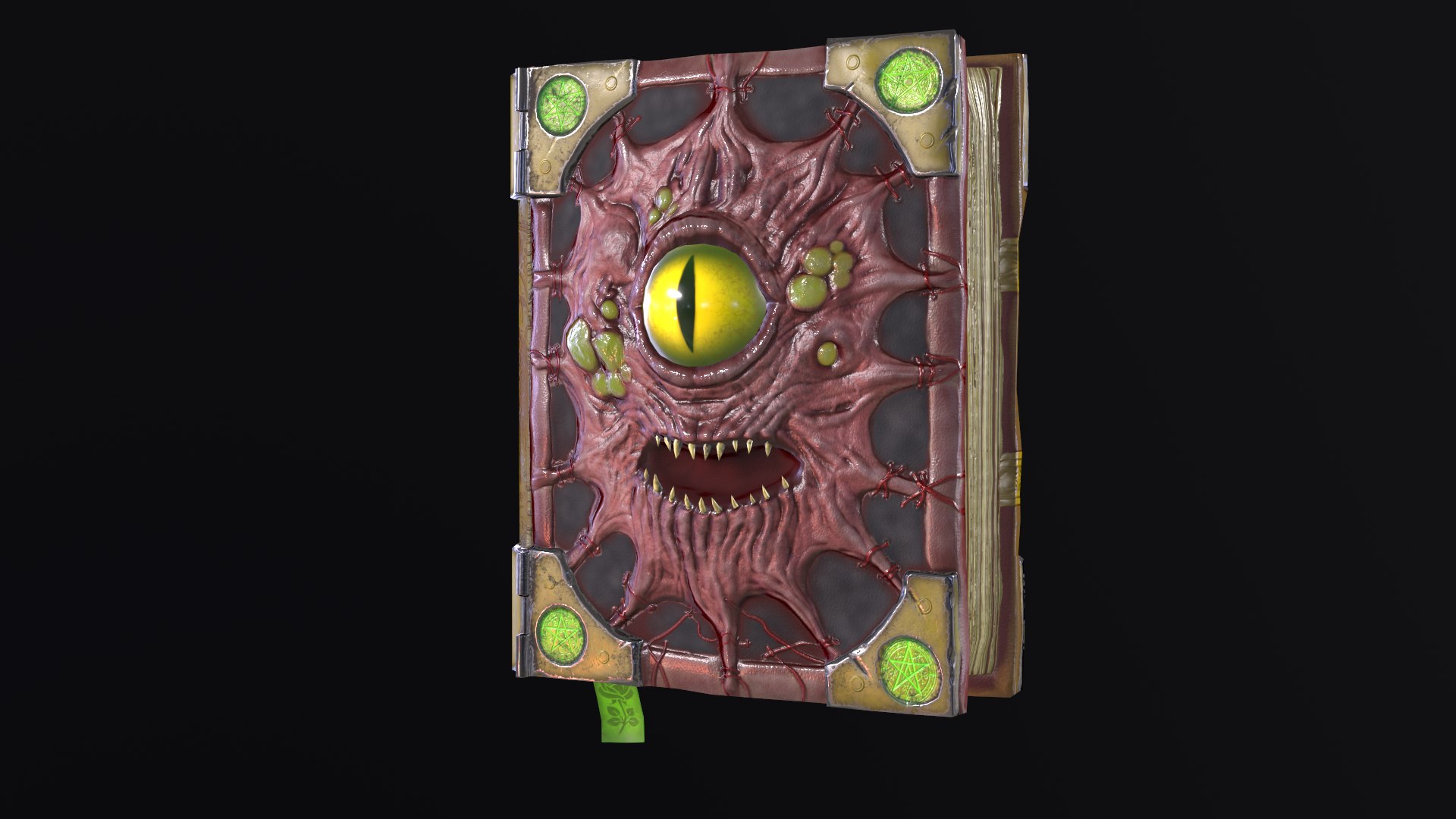 Evil Book 3D Model - TurboSquid 2321830