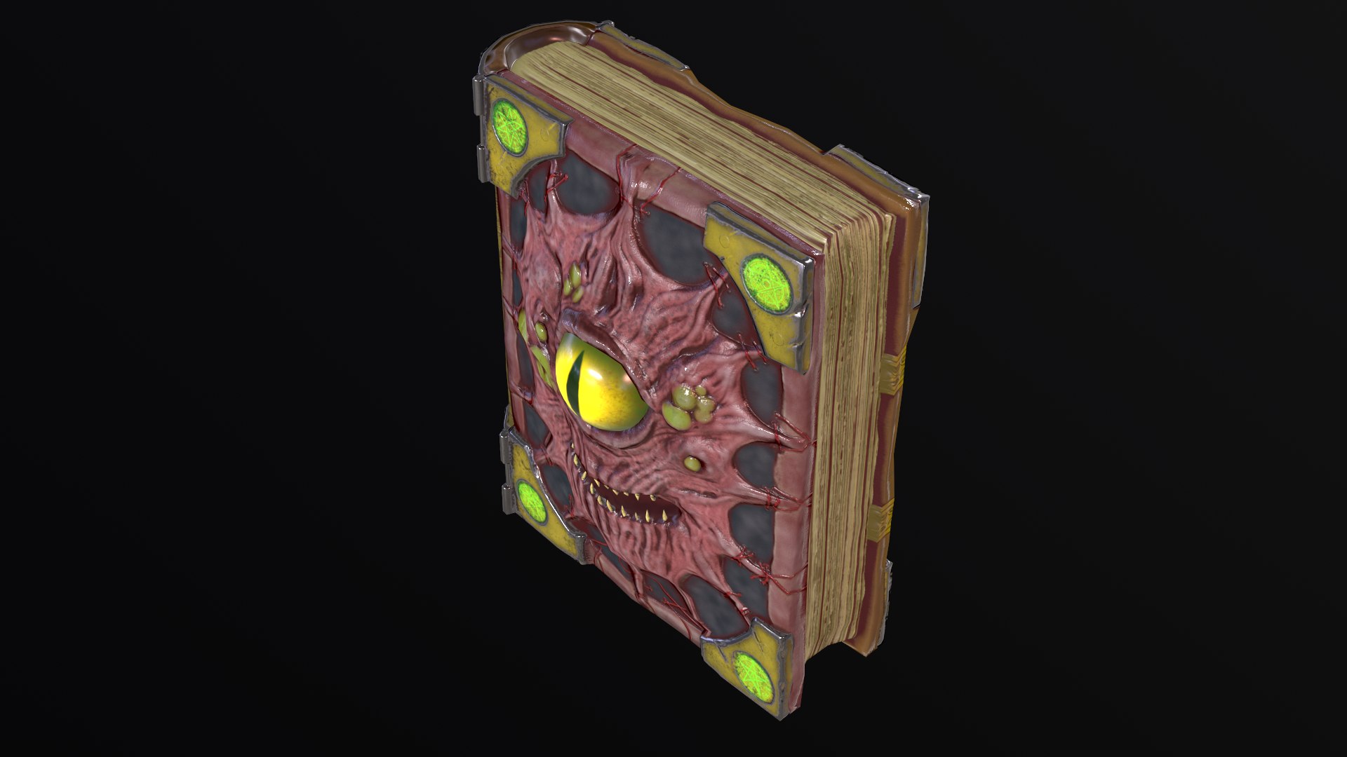 Evil Book 3D Model - TurboSquid 2321830