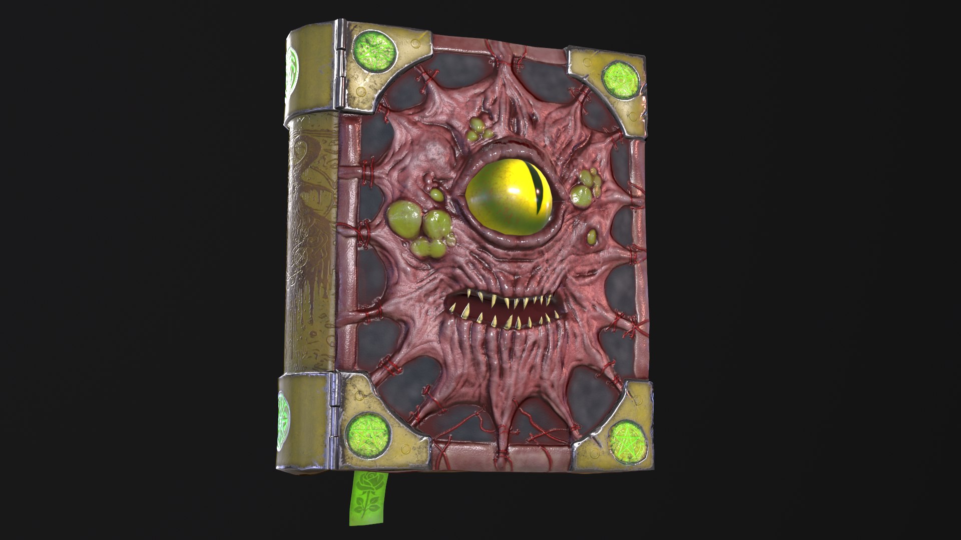 Evil Book 3D Model - TurboSquid 2321830