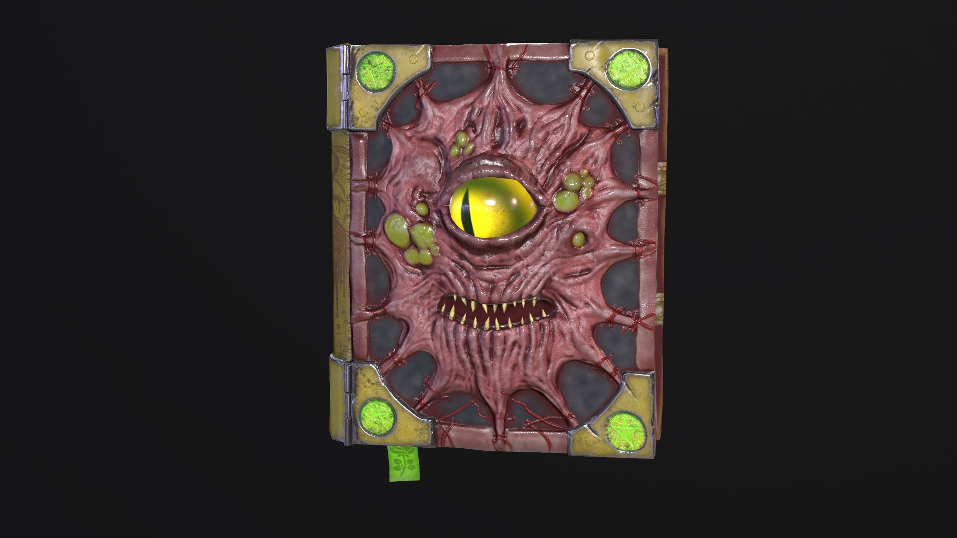 Evil Book 3D Model - TurboSquid 2321830