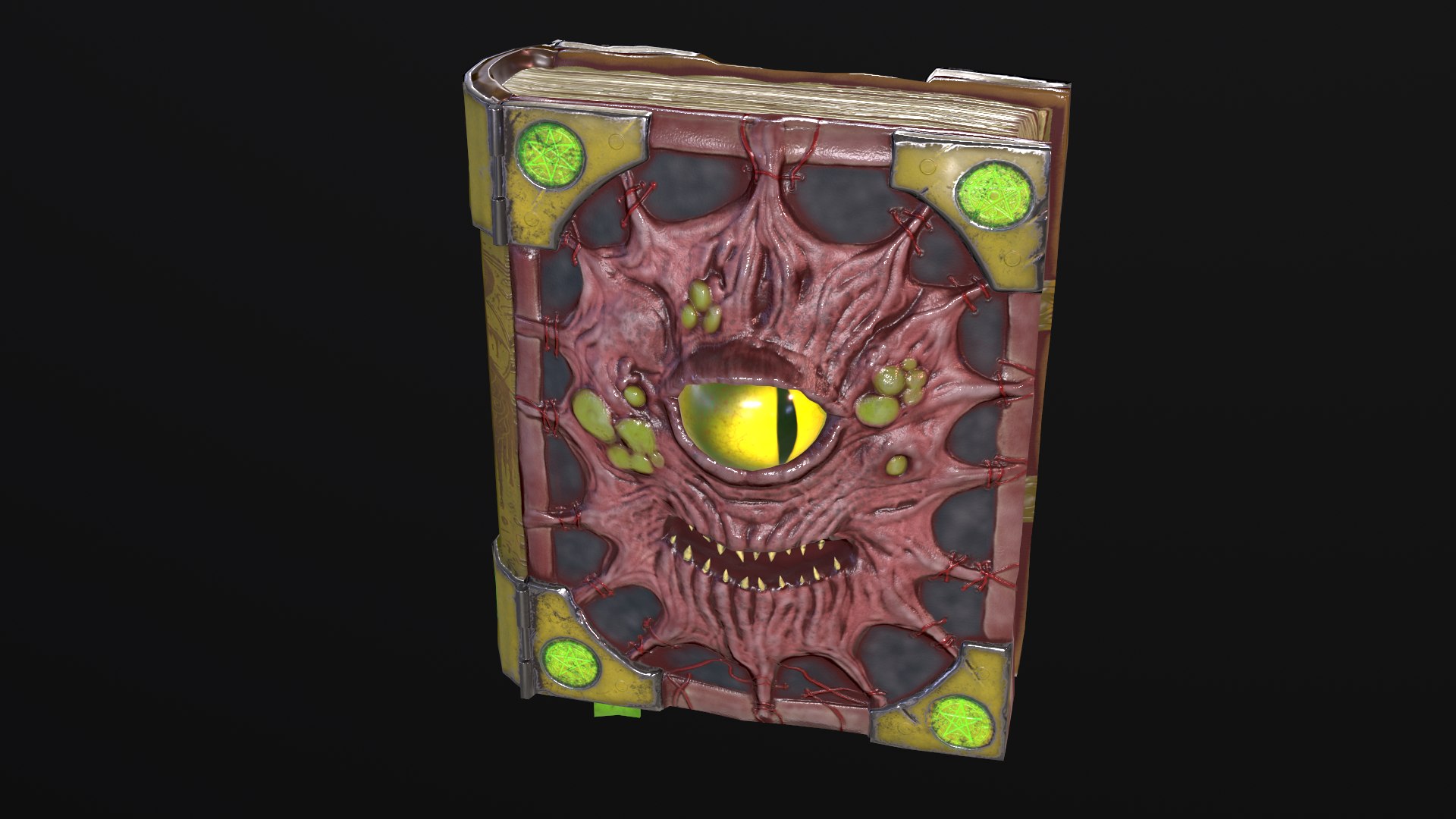 Evil Book 3D Model - TurboSquid 2321830