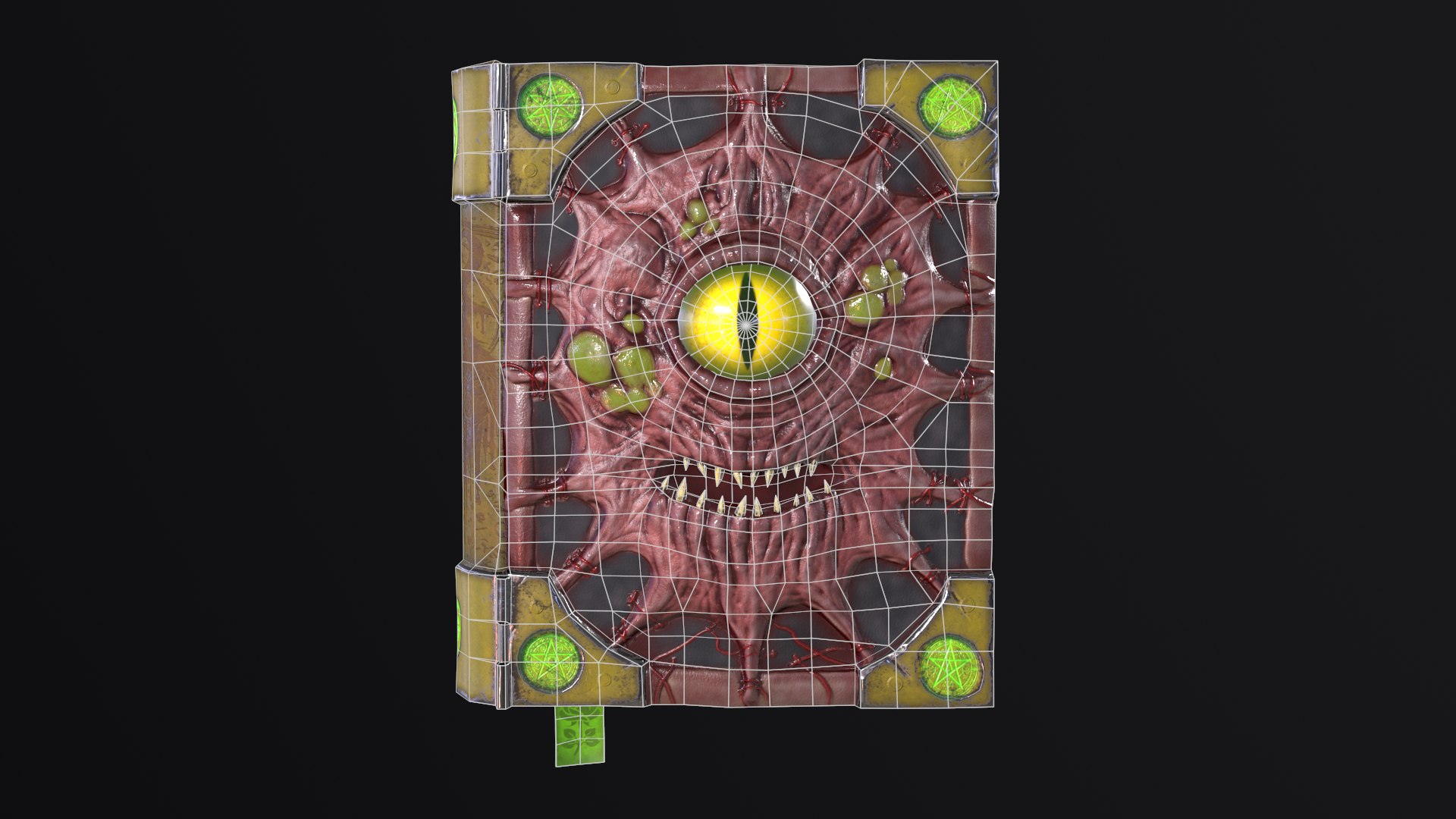 Evil Book 3D Model - TurboSquid 2321830