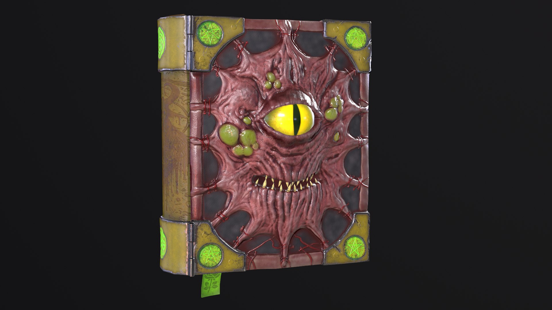 Evil Book 3D Model - TurboSquid 2321830