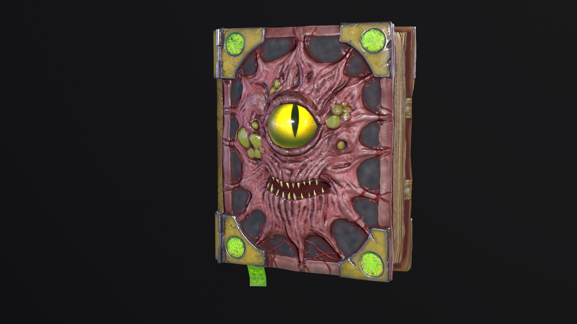Evil Book 3D Model - TurboSquid 2321830
