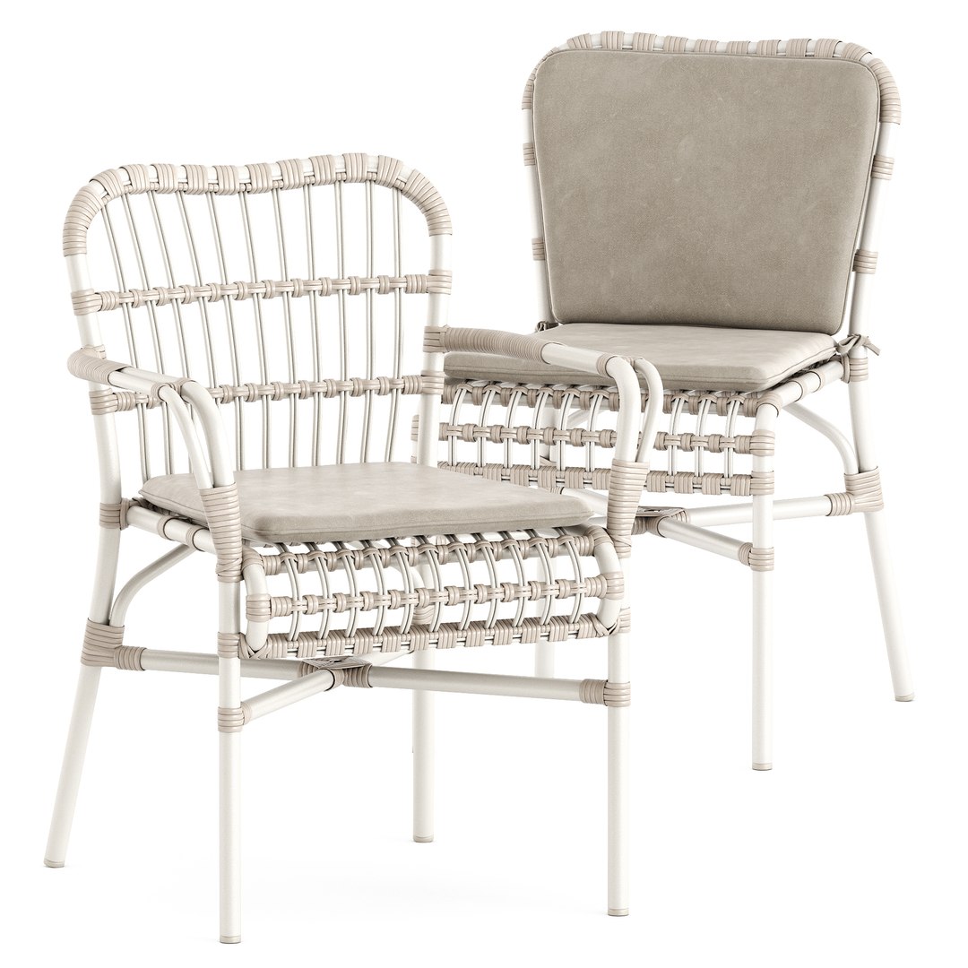 Lucy Dining Chairs And Cambi Round Table 3D Model - TurboSquid 2000019