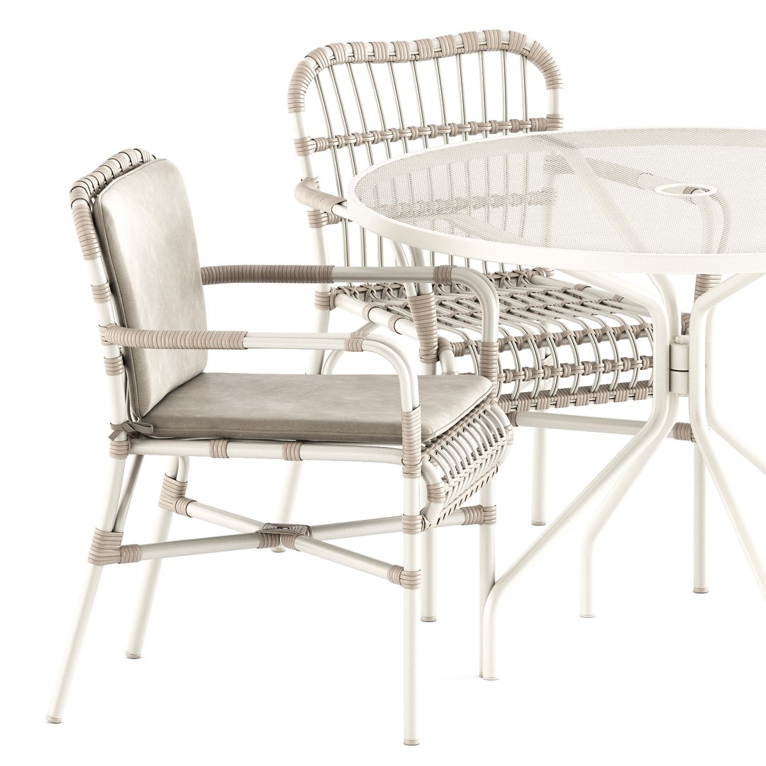 Lucy Dining Chairs And Cambi Round Table 3D Model - TurboSquid 2000019