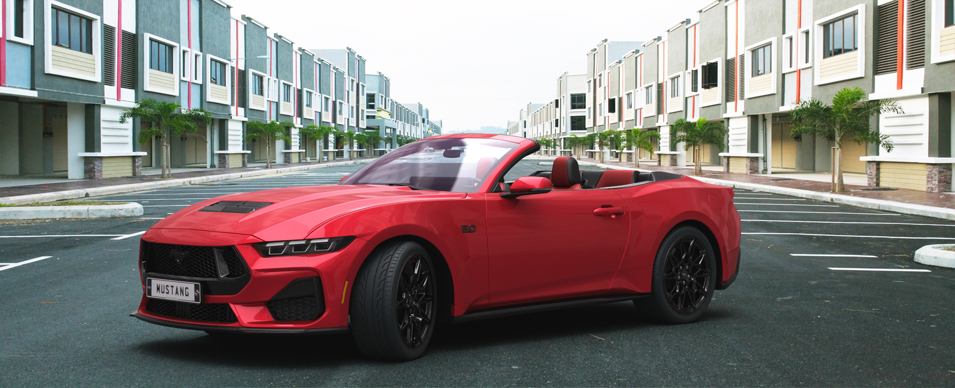 Ford Mustang GT Convertible 2024 With Interior 3D Model - TurboSquid ...
