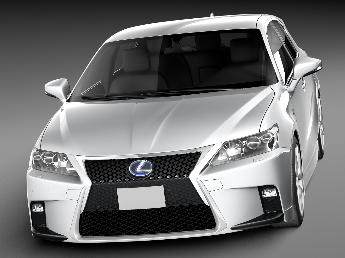 2014 lexus ct 3d model