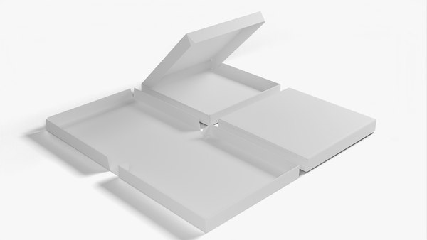 4-inch Pizza Boxes Kraft Paper Mockup 3D - TurboSquid 1974969