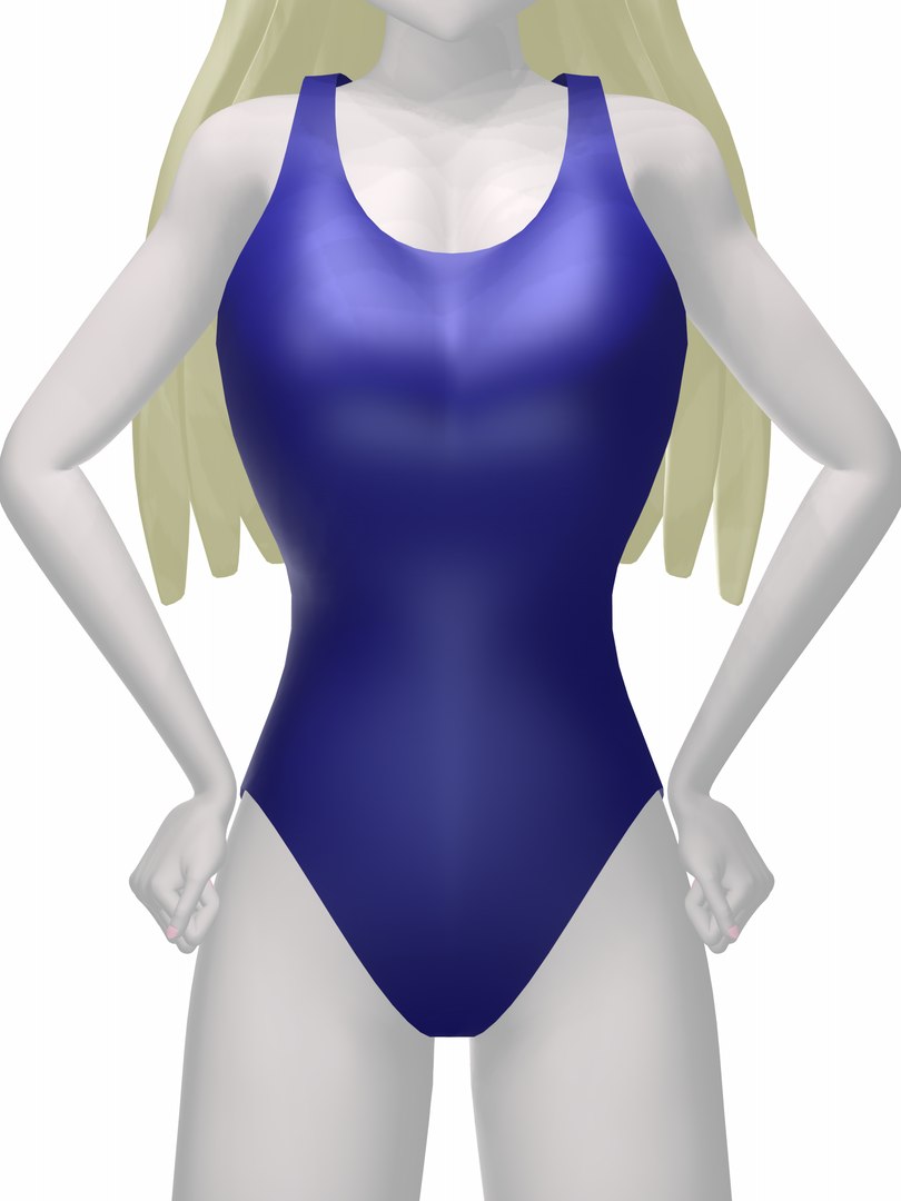 Lewd School Swimsuit 3d Model Turbosquid 2047385