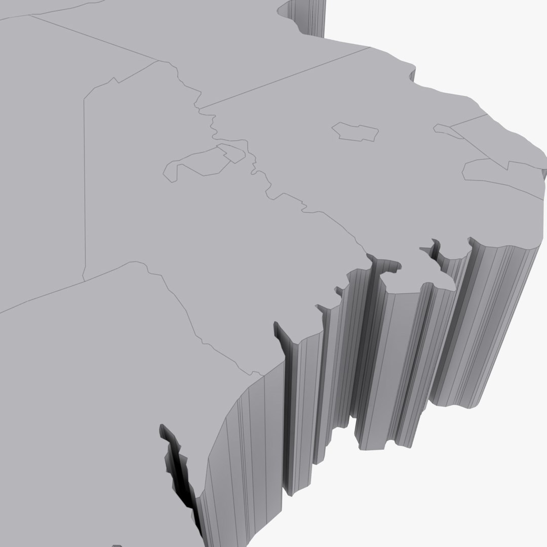 Counties Virginia 3d Obj