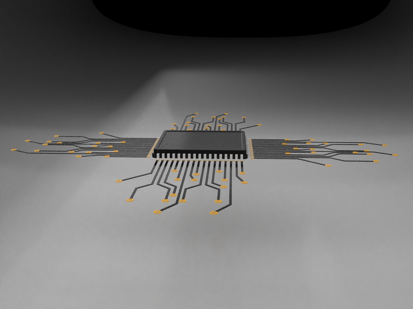 3D Chip - TurboSquid 1628921