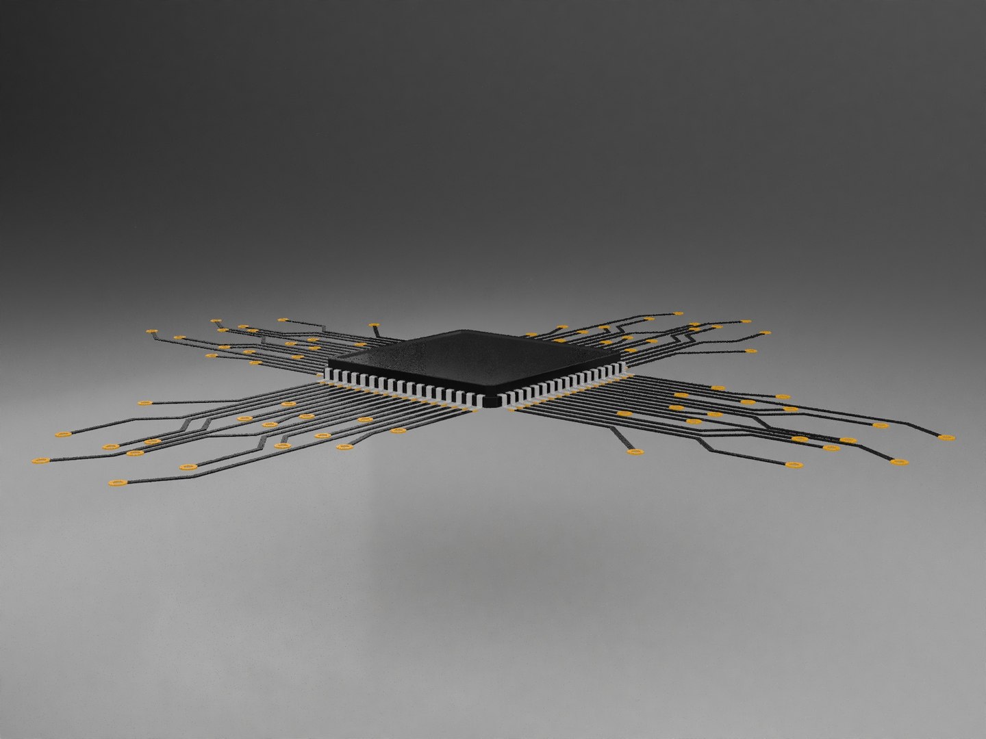 3D Chip - TurboSquid 1628921
