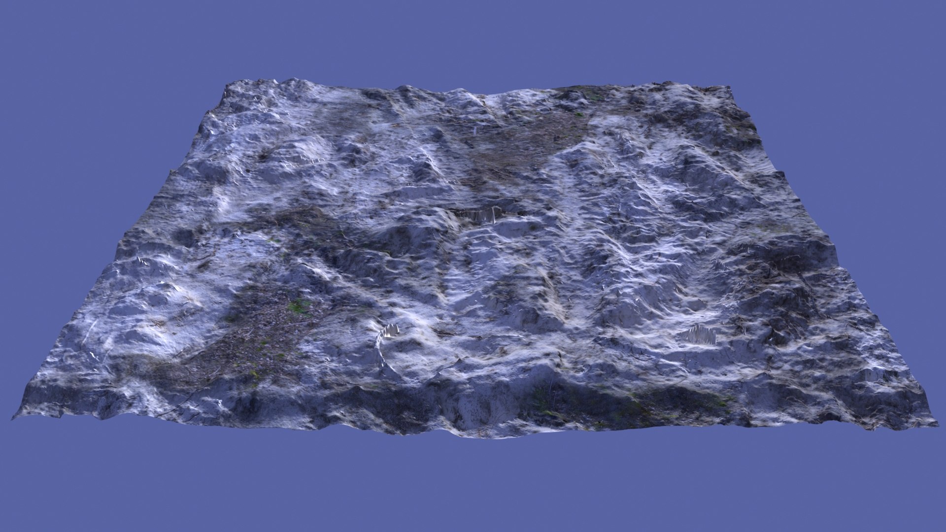 3d model desert area scanned 8k