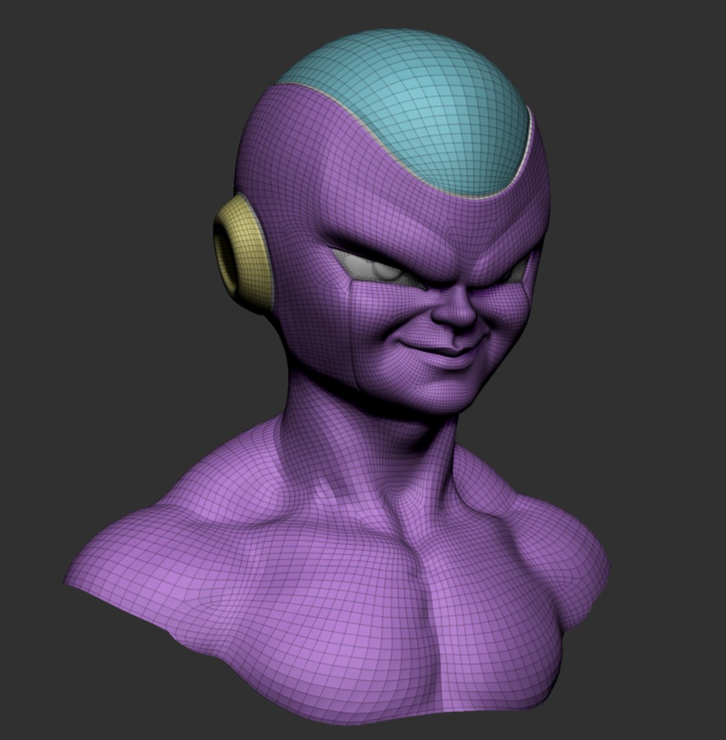 frieza ztl zbrush 3d model